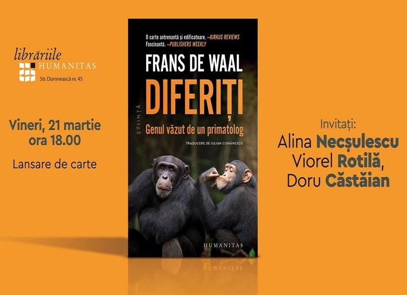 Frans de Waal: despre locul omului în lumea viului